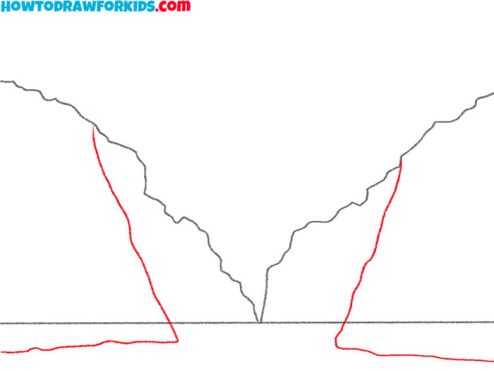 How to Draw a Canyon - Easy Drawing Tutorial For Kids