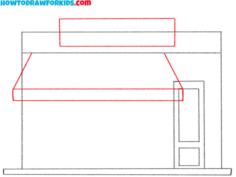 How to Draw a Restaurant - Easy Drawing Tutorial For Kids