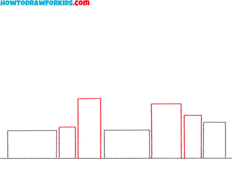 How to Draw a Cityscape - Easy Drawing Tutorial For Kids