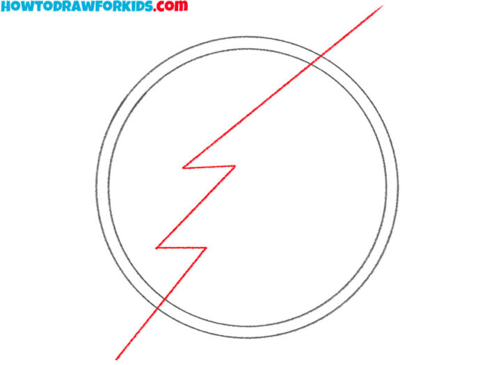 How to Draw the Flash Logo - Easy Drawing Tutorial For Kids