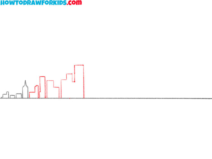 How to Draw a Skyline - Easy Drawing Tutorial For Kids
