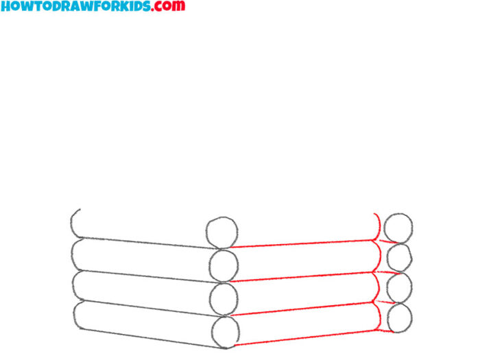 How to Draw a Log Cabin - Easy Drawing Tutorial For Kids