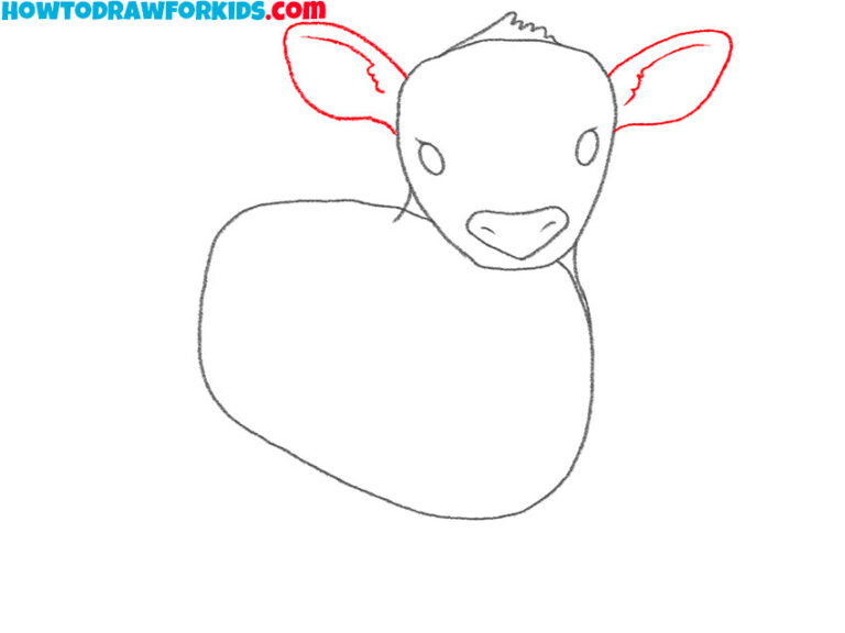 How to Draw a Strawberry Cow - Easy Drawing Tutorial For Kids