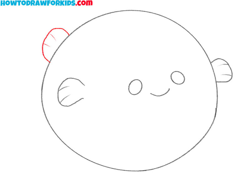 How to Draw a Puffer - Easy Drawing Tutorial For Kids