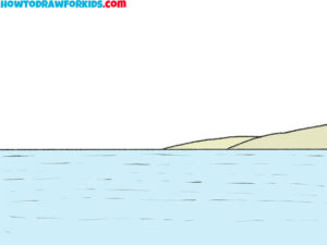 How to Draw the Sea - Easy Drawing Tutorial For Kids