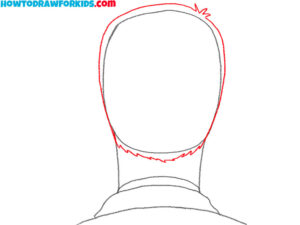 How to Draw a Head from the Back - Drawing Tutorial For Kids