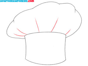 How to Draw a Chef Hat - Easy Drawing Tutorial For Kids