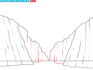 How to Draw a Canyon - Easy Drawing Tutorial For Kids