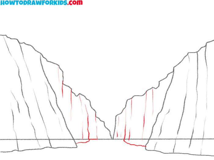 How to Draw a Canyon - Easy Drawing Tutorial For Kids