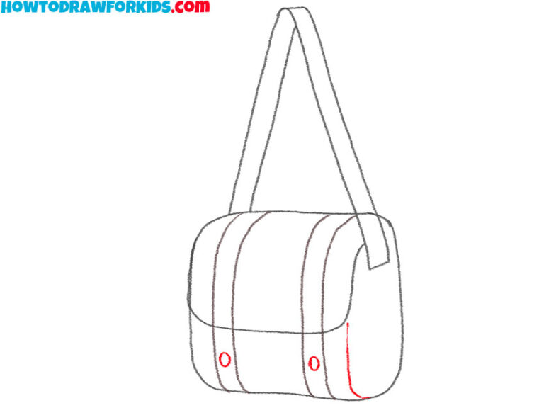 How to Draw a Bag - Easy Drawing Tutorial For Kids