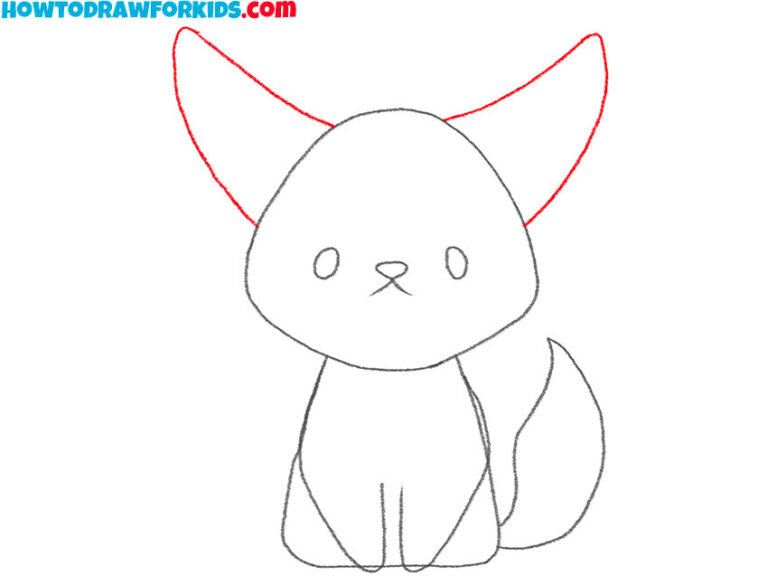 How to Draw a Fennec Fox - Easy Drawing Tutorial For Kids