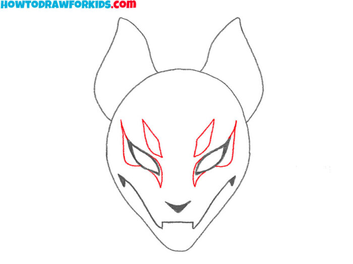 How to Draw Drift Mask - Easy Drawing Tutorial For Kids