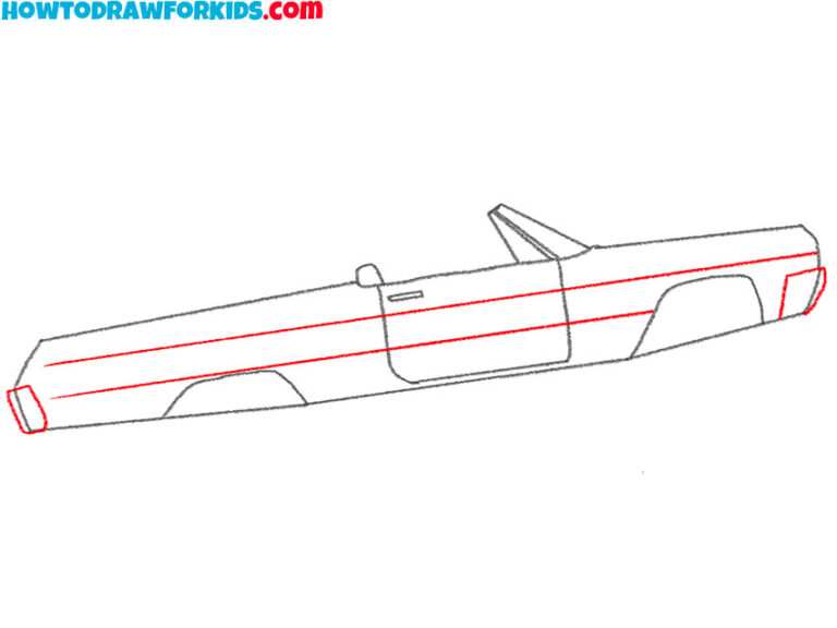 How to Draw a Lowrider - Easy Drawing Tutorial For Kids