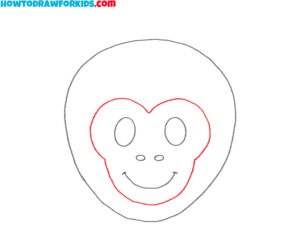 How to Draw a Monkey Face - Easy Drawing Tutorial For Kids