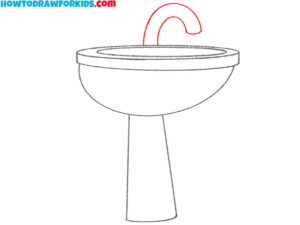 How to Draw a Sink - Easy Drawing Tutorial For Kids