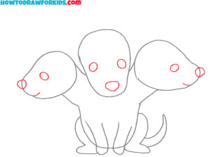 How to Draw Cerberus - Easy Drawing Tutorial For Kids