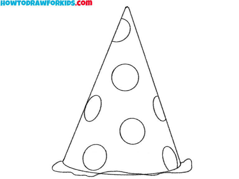 How to Draw a Party Hat - Easy Drawing Tutorial For Kids
