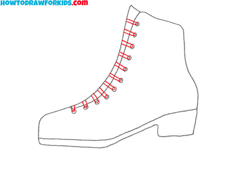 How to Draw Skates - Easy Drawing Tutorial For Kids