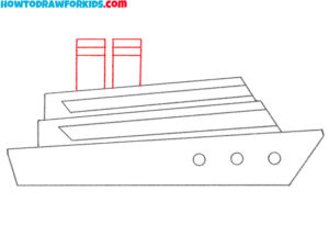 How to Draw a Cruise Ship - Easy Drawing Tutorial For Kids