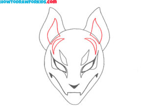 How to Draw Drift Mask - Easy Drawing Tutorial For Kids