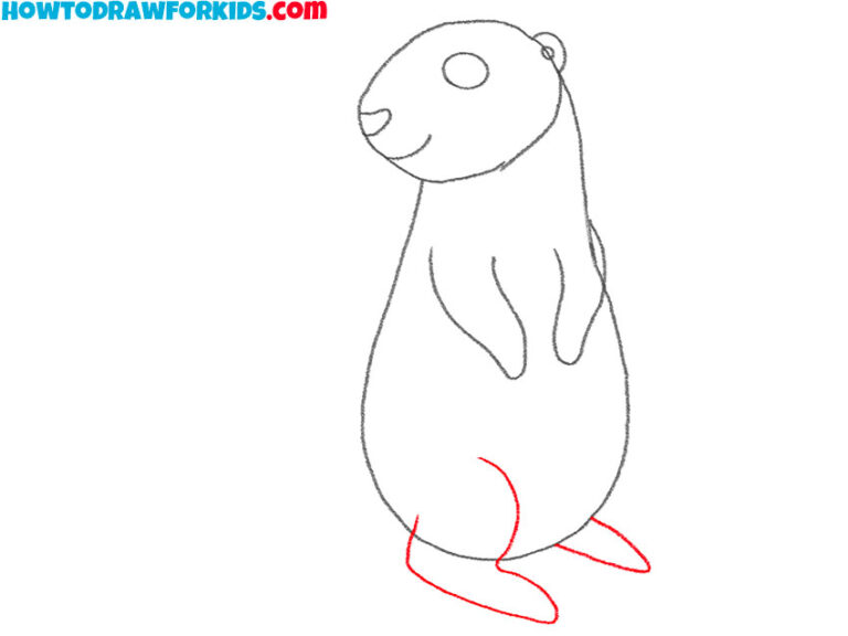 How to Draw a Prairie Dog - Easy Drawing Tutorial For Kids