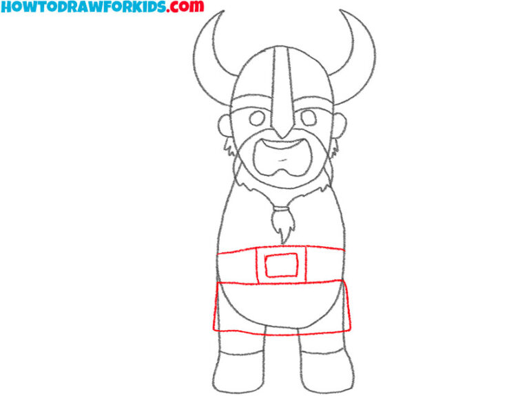 How to Draw a Viking - Easy Drawing Tutorial For Kids
