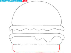 How to Draw a Cheeseburger - Easy Drawing Tutorial For Kids