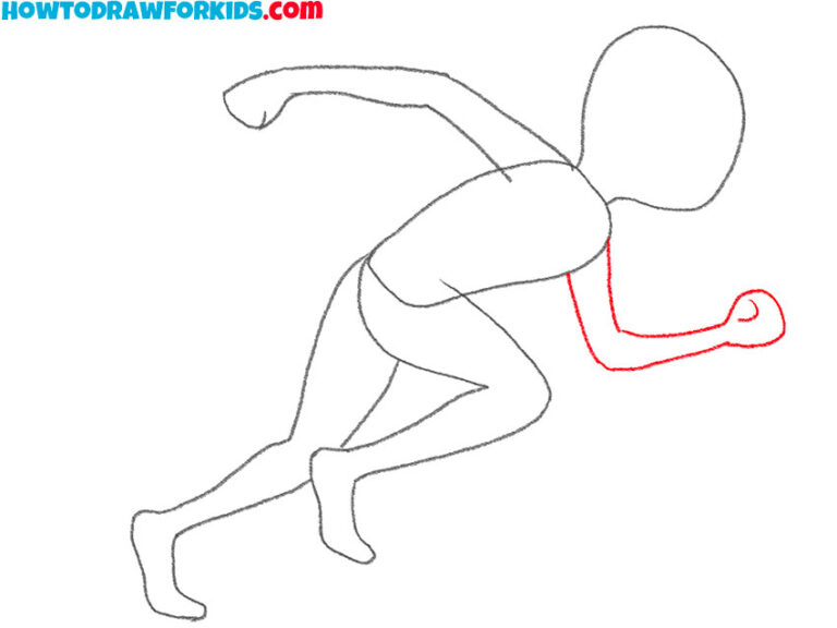 How to Draw a Runner - Easy Drawing Tutorial For Kids