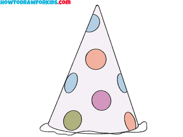 How to Draw a Party Hat - Easy Drawing Tutorial For Kids