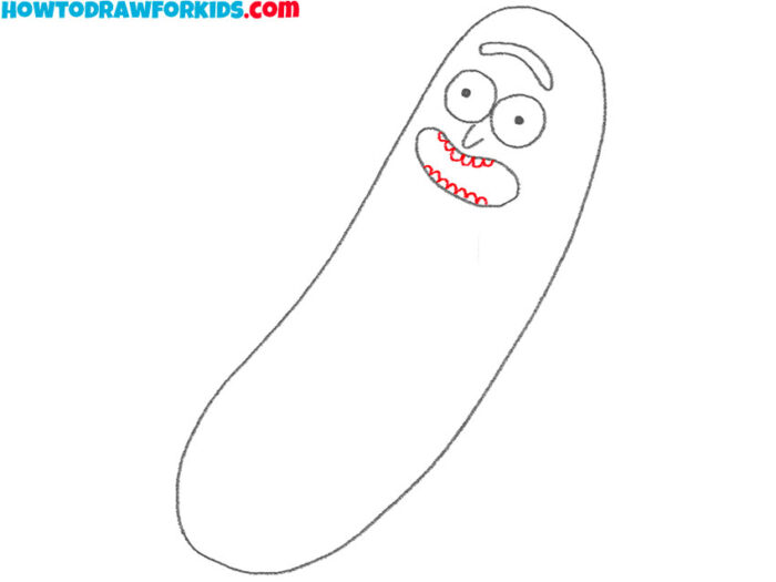 How to Draw Pickle Rick - Easy Drawing Tutorial For Kids