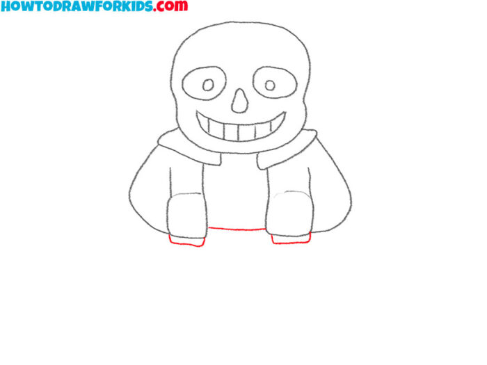 How to Draw Sans from Undertale - Easy Drawing Tutorial For Kids