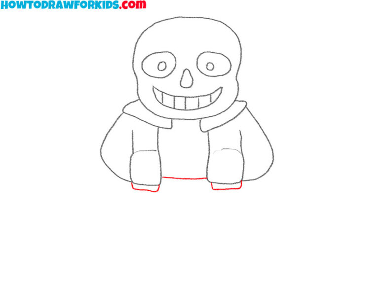How to Draw Sans from Undertale - Easy Drawing Tutorial For Kids