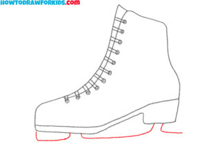 How to Draw Skates - Easy Drawing Tutorial For Kids