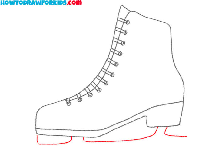 How to Draw Skates - Easy Drawing Tutorial For Kids