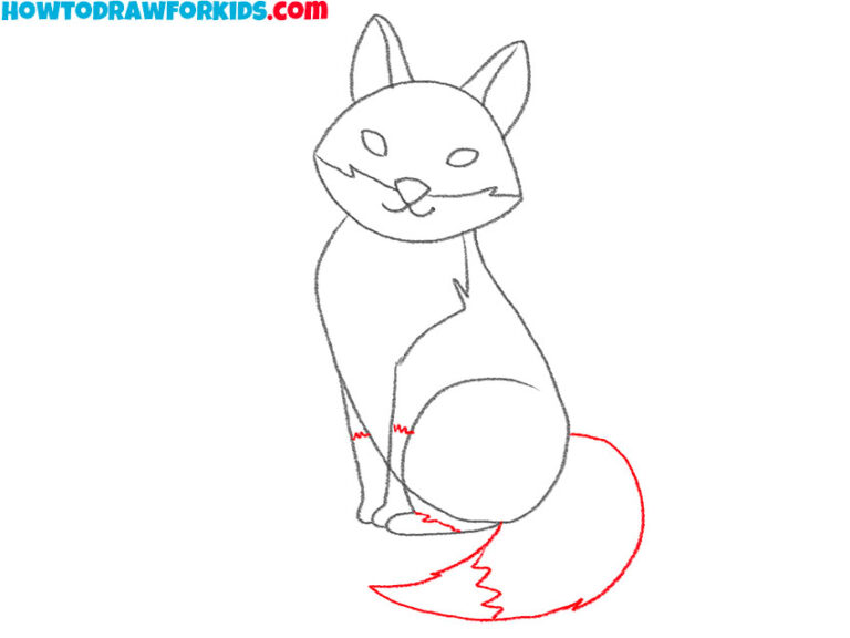 How to Draw a Red Fox - Easy Drawing Tutorial For Kids