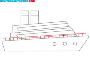 How to Draw a Cruise Ship - Easy Drawing Tutorial For Kids