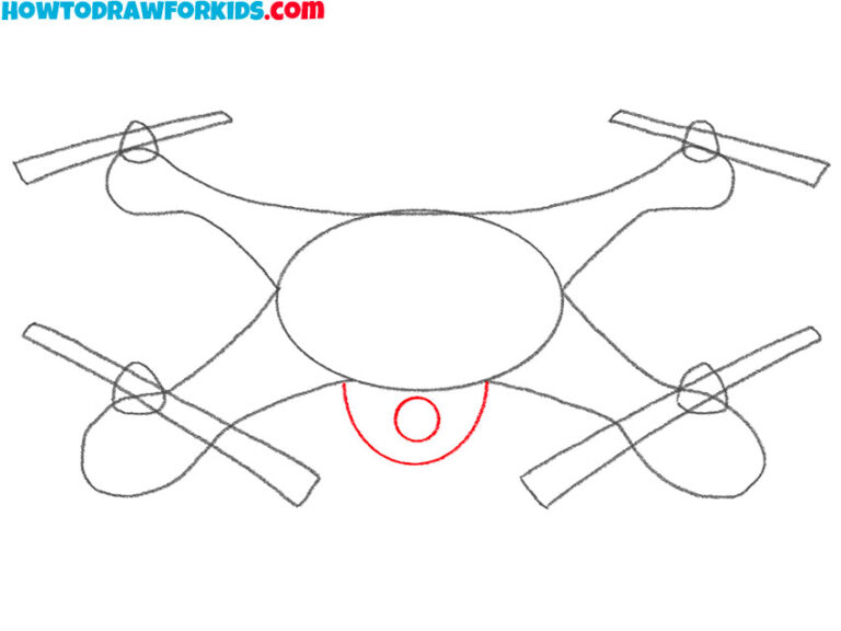 How to Draw a Drone - Easy Drawing Tutorial For Kids