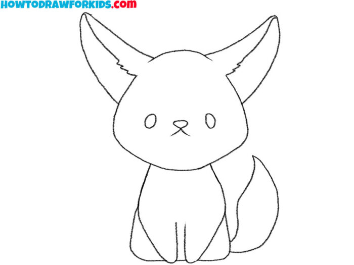 How to Draw a Fennec Fox - Easy Drawing Tutorial For Kids