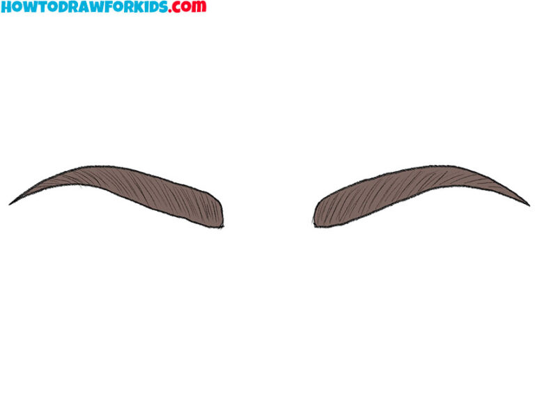 How to Draw Anime Eyebrows - Easy Drawing Tutorial For Kids