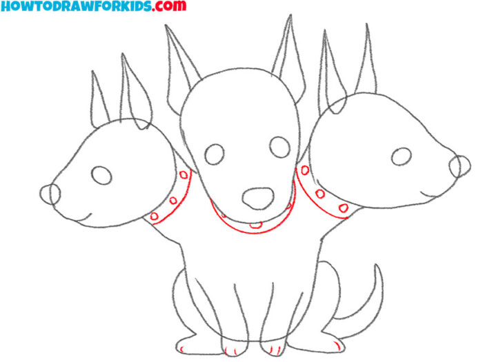 How to Draw Cerberus - Easy Drawing Tutorial For Kids