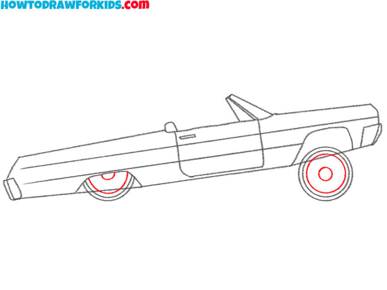 How to Draw a Lowrider - Easy Drawing Tutorial For Kids