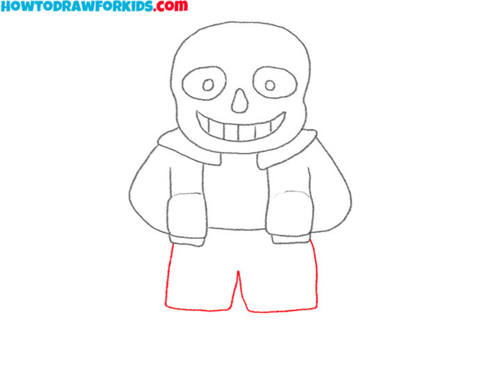 How to Draw Sans from Undertale - Easy Drawing Tutorial For Kids