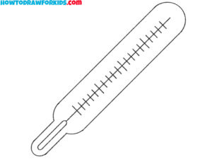 How to Draw a Thermometer - Easy Drawing Tutorial For Kids
