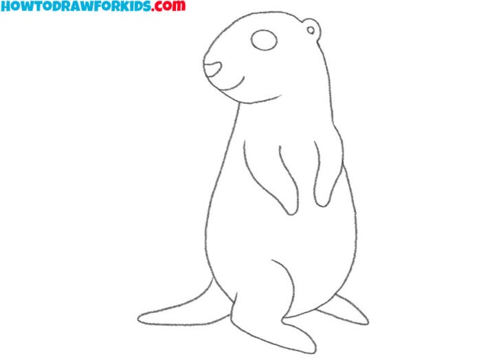 How to Draw a Prairie Dog - Easy Drawing Tutorial For Kids