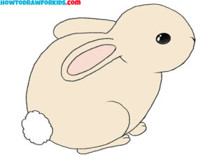 How to Draw a Simple Bunny - Easy Drawing Tutorial For Kids