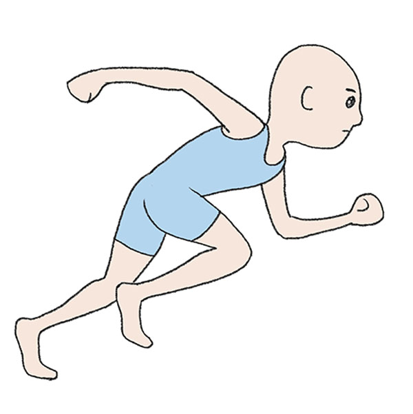 How To Draw A Runner Easy Drawing Tutorial For Kids