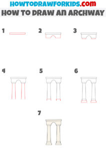 How to Draw an Archway - Easy Drawing Tutorial For Kids