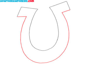 How to Draw a Horseshoe - Easy Drawing Tutorial For Kids