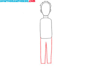 How to Draw a Person From the Back - Drawing Tutorial For Kids