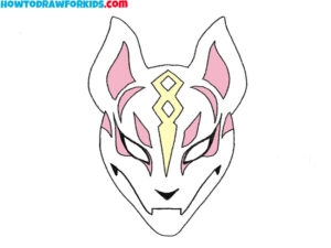 How to Draw Drift’s Mask - Easy Drawing Tutorial For Kids